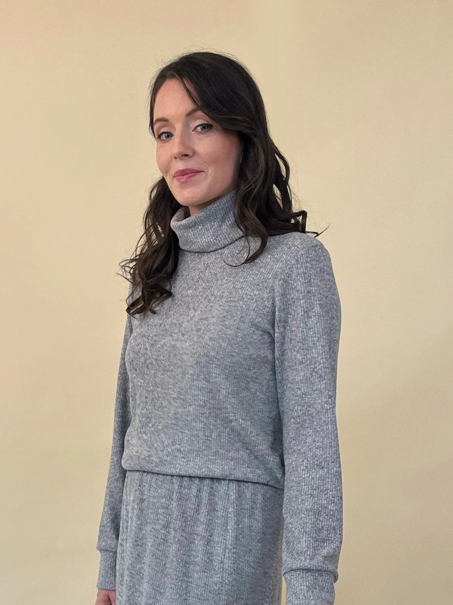 Tunique Manches Longues Col Roulé De Cherry Bobin | Fringuée Futée